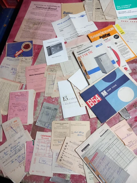 !!DDR!! ALTE QUITT./BELEGE/GARANTIE/AUTO 50-80er vorw. DESSAU EUR 2,90 - PicClick DE