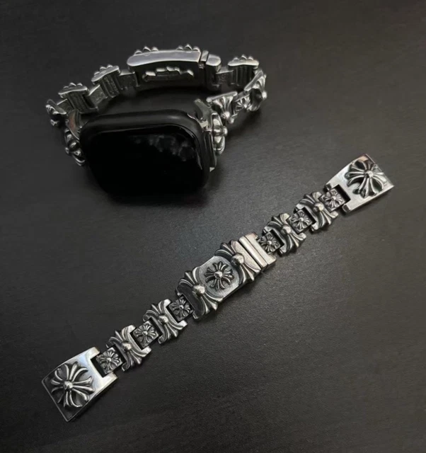 CHROME HEARTS STYLE Apple Watch Bracelet Multi Cross £146.32 - PicClick UK