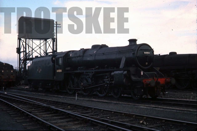 35MM SLIDE BR British Railways Steam Loco 44884 Class 5MT 1964 Original ...