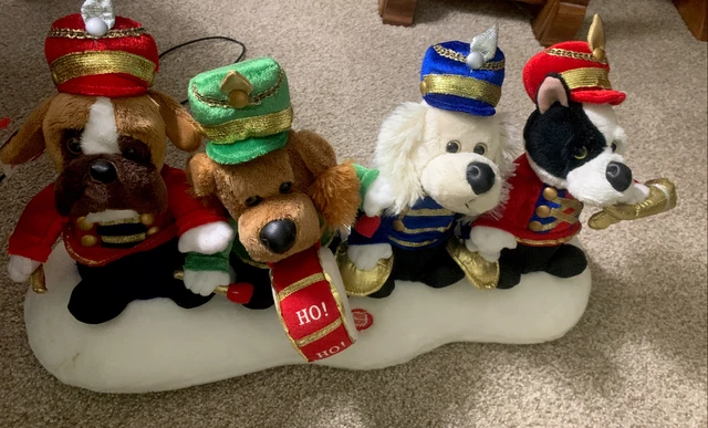 T.L. TOYS MUSICAL Plush Dog Marching Band Plays 2 Songs Sound - No ...
