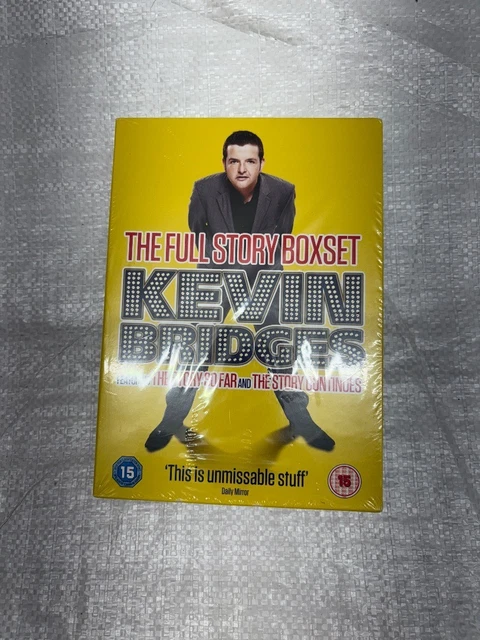 KEVIN BRIDGES THE full story dvd boxset rating15 region2- CG O04 £7.99 ...