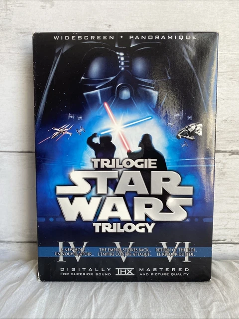 STAR WARS ORIGINAL Theatrical Trilogy DVD Limited Edition Widescreen ...