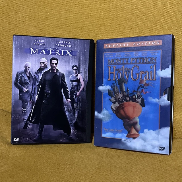 THE MATRIX DVD-ROM 1999 First Edition + Monty Python Grail Special ...
