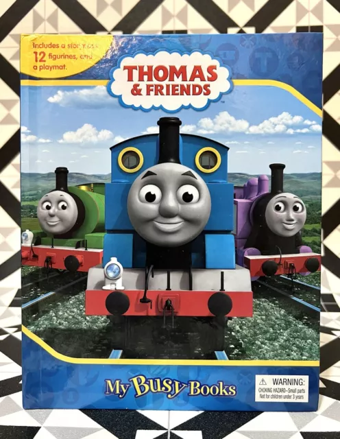 Thomas The Tank Engine And Friends My Busy Book With 12 Figurines And Play Mat £299 Picclick Uk