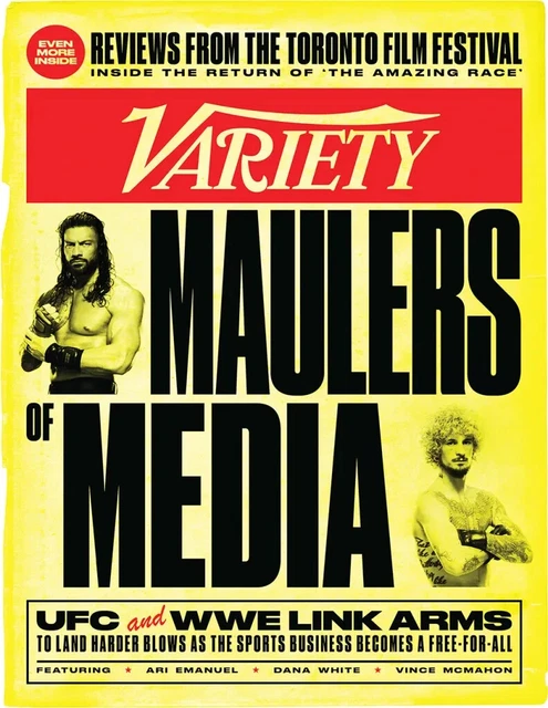 VARIETY MAGAZINE SEPTEMBRE 20, 2023 Maulers De Médias WWE UFC TKO EUR 4 ...