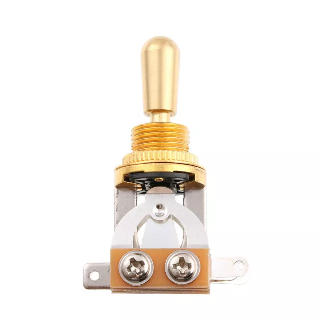 3-WAY TOGGLE SWITCH w/Brass Tip Cap for Gibson Epiphone Les Paul Guitar ...