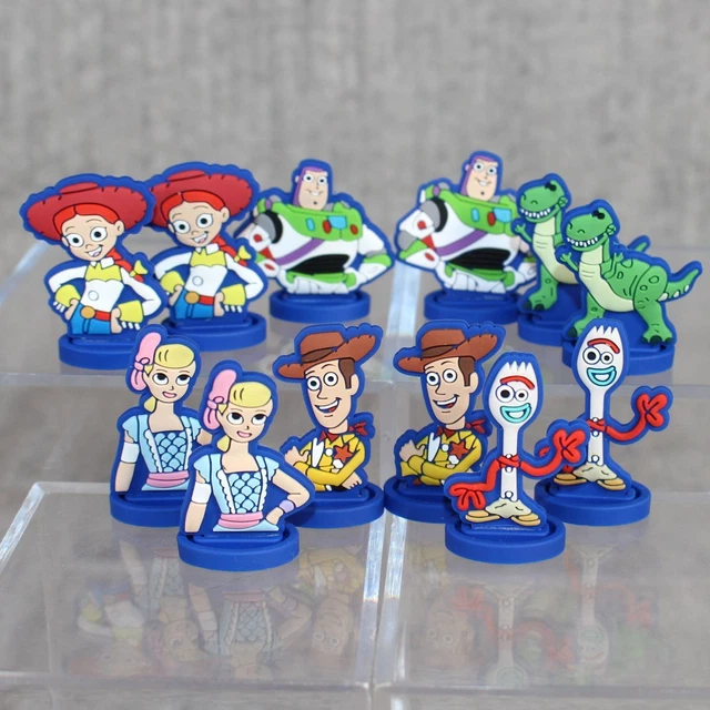 TOY STORY 4 Cake Toppers Disney Pixar Rubber Figure Display Mini Toy ...
