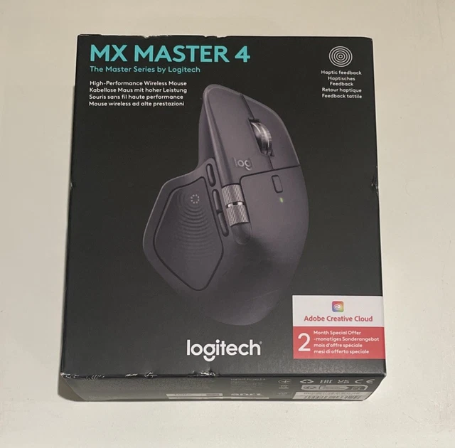 LOGITECH MX MASTER 4 New Release High Performance Wireless Mouse Brand ...