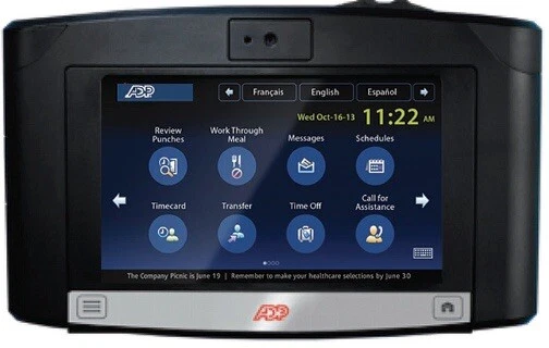 ADP / KRONOS In Touch 9100 Time Clock $849.00 - PicClick CA