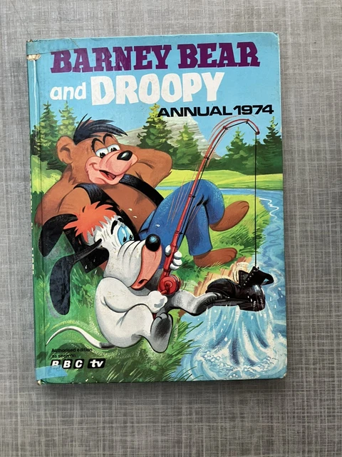 BARNEY BEAR AND Droopy Annual 1974 BBC TV World Distributors UK £9.99 ...