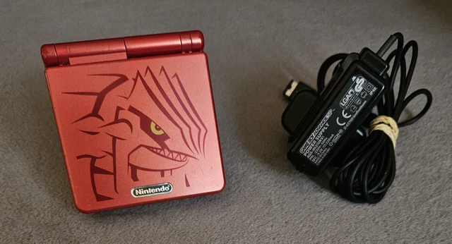 NINTENDO GAMEBOY ADVANCE SP Pokémon Groudon Edizione Speciale Originale ...
