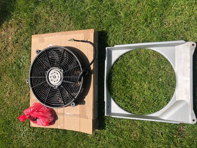 JAGUAR E-TYPE SERIES 1 kenlowe radiator fan and shroud £28.67 - PicClick UK