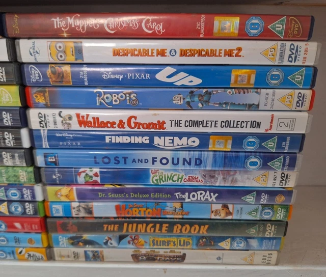 KIDS DVD BUNDLE / Job Lot 50+ Films Animated Disney Dr Seuss Etc £30.00 ...