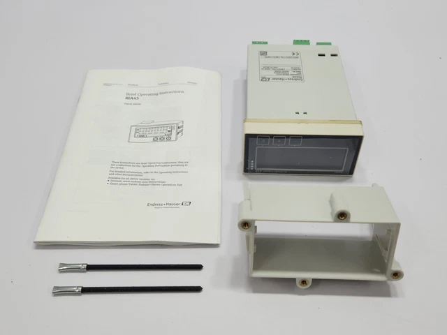 ENDRESS+HAUSER RIA45-A1A1 PANEL Meter With Control Unit 24-230V $649.00 ...