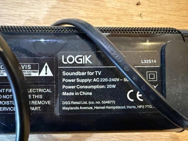 LOGIK L32S14 SOUND Bar £18.88 - PicClick UK