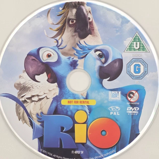 20TH CENTURY FOX Rio DVD PAL Region 2 2011 Animated Film £2.06 ...