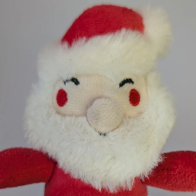 ASDA SMALL SANTA Soft Toy 6" Stuffed Cuddly Christmas Decoration Plush ...