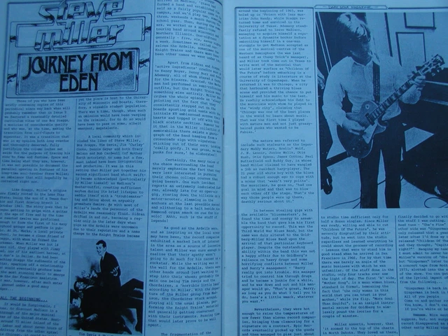 DARK STAR MAGAZINE. No. 18. 1978. Steve Miller, The Doors, Richard ...