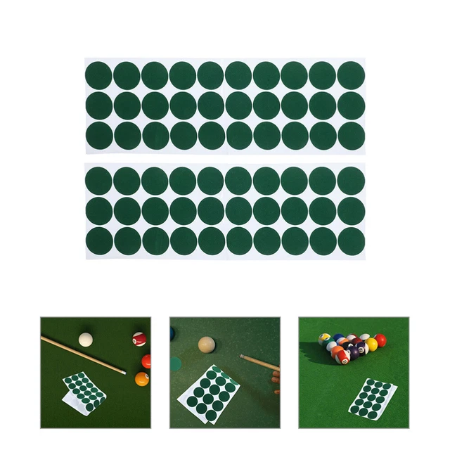2 SHEETS TABLE Position Mark Dot Billiard Table Making Point Dots ...