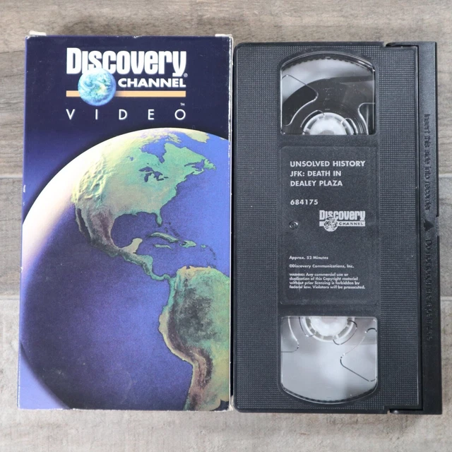 DISCOVERY CHANNEL VIDEO VHS Unsolved History JFK: Death in Dealey Plaza ...