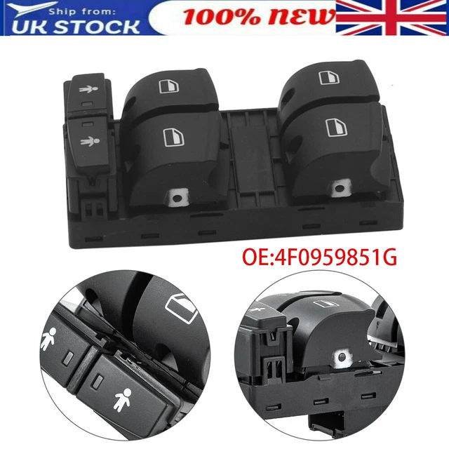 FOR AUDI A6 C6 Q7 2004-2011 Driver Side Front Electric Window Switch ...