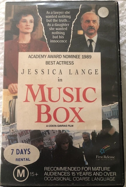 MUSIC BOX. MOVIE from 1989 VHS Tape. Interesting War Crime Drama. $14. ...