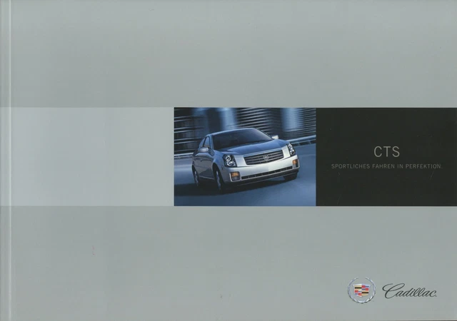 CADILLAC CTS PROSPEKT 2006 brochure catalogue broschyr catalogus Katalog catalog EUR 6,99 ...