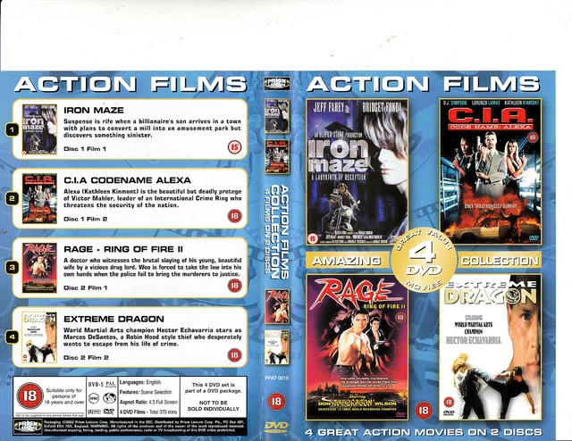 IRON MAZE-1991-JEFF FAHEY/CIA:CODE Name Alexa/Rage/Extreme Dragon ...