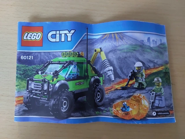 LEGO CITY 60121 libretto istruzioni camion esplorazione vulcano EUR 5 ...