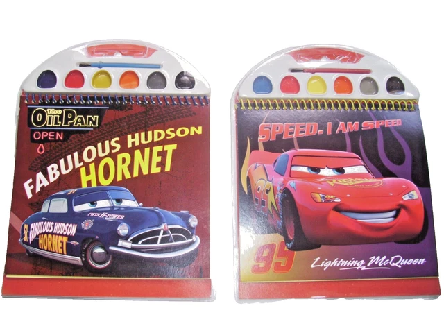 DISNEY PIXAR CARS 2 x 10 PIECE ART KIT ACTIVITY BOOKS + NOTEBOOK £5.99 ...