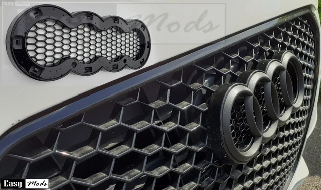 AUDI EMBLEM BADGE rings holder for honeycomb grill models A1 A3 A4 A5 ...