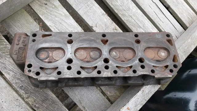FORD PRE CROSSFLOW cylinder head 109E Anglia,Consul capri,Cortina ...