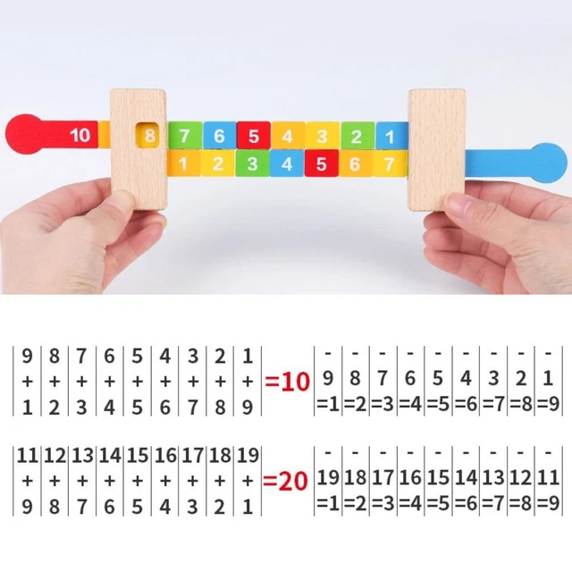 RULER MATH ARITHMETIC Teaching Addition Ruler Digital Resolution Ruler ...