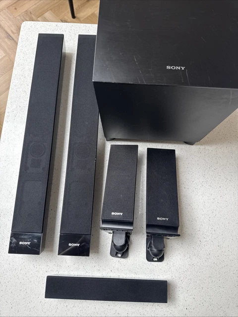 SONY SURROUND SOUND Speaker System SS-TSB101 104 SS-CTB101 SS-WSB101 ...