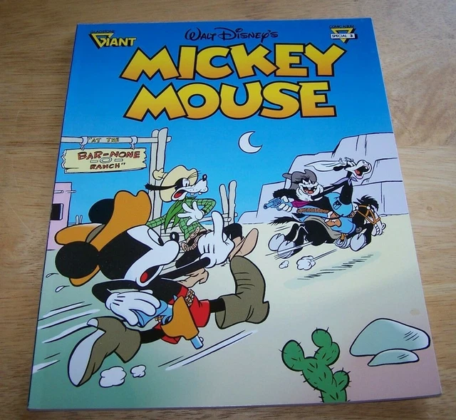GLADSTONE GIANT/WALT DISNEY Comic Album - MICKEY MOUSE "AT THE BAR-NONE ...