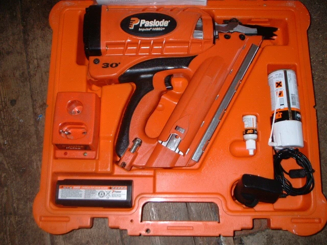 PASLODE IM350+ CORDLESS First Fix Gas Nail Gun, Fully Cleaned ...