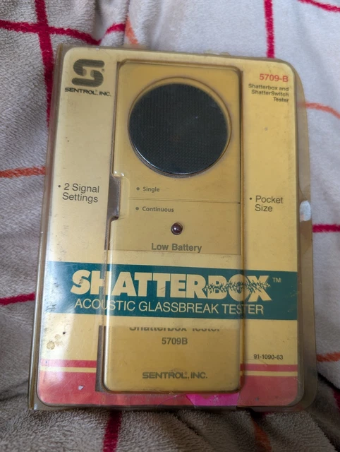 SENTROL SHATTERBOX TESTER model 5709B SEE DESCRIPTION £4.47 - PicClick UK