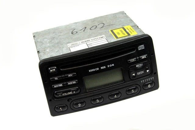 FORD AUTORADIO 6000 CD RDS Focus Mondeo Fiesta Transit Galaxy + Radio ...