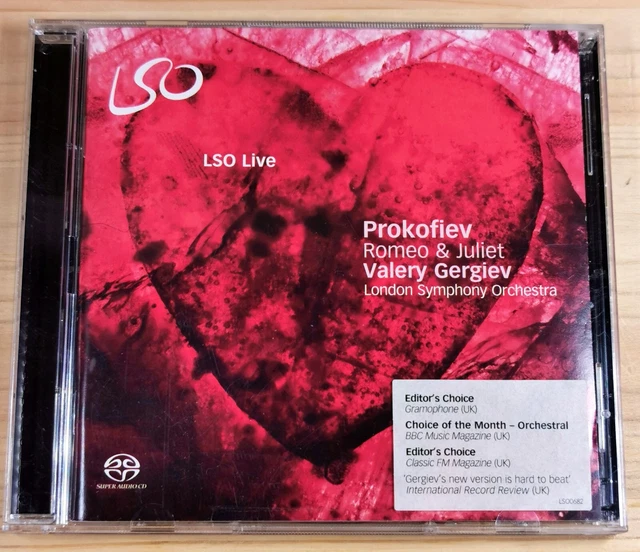 LSO LIVE PROKOFIEV « Roméo et Juliette » Gergiev | Orchestre symphonique de Londres. SACD EUR 11 ...