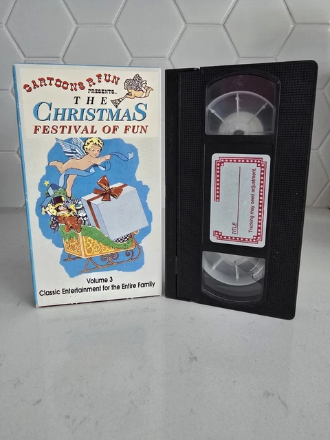 THE CHRISTMAS FESTIVAL OF FUN Cartoons R Fun VHS ** 1991 Volume 3 (RARE ...