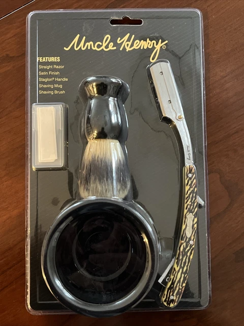 UNCLE HENRY SHAVING Knife Kit Gift Set New Unopened Package £31.55 ...