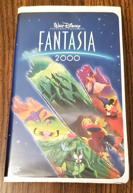 WALT DISNEY PICTURES Presents Fantasia 2000 VHS Made In USA 74 Minutes ...