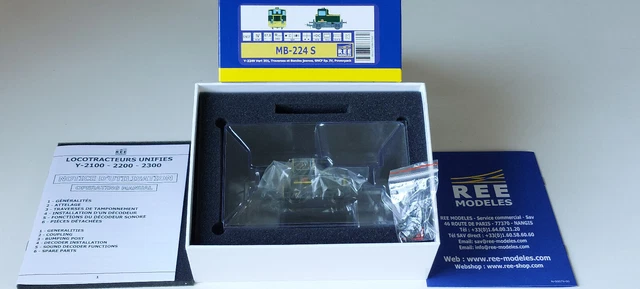 SNCF REE MODELS Locotracteur Y 2249 *Ho*Dcc/Sound* N° Mb-224Sound EUR ...