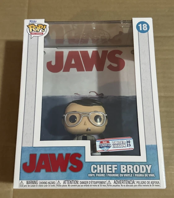 FUNKO POP! VHS Covers Jaws Chief Brody #18 W Case Fun On The Run ...