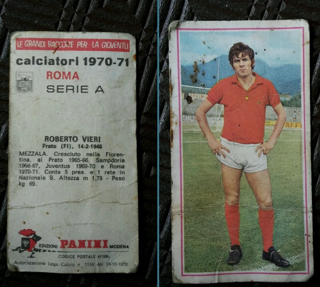 FIGURINA ROBERTO VIERI - calciatori panini 1970-71 EUR 0,30 - PicClick IT