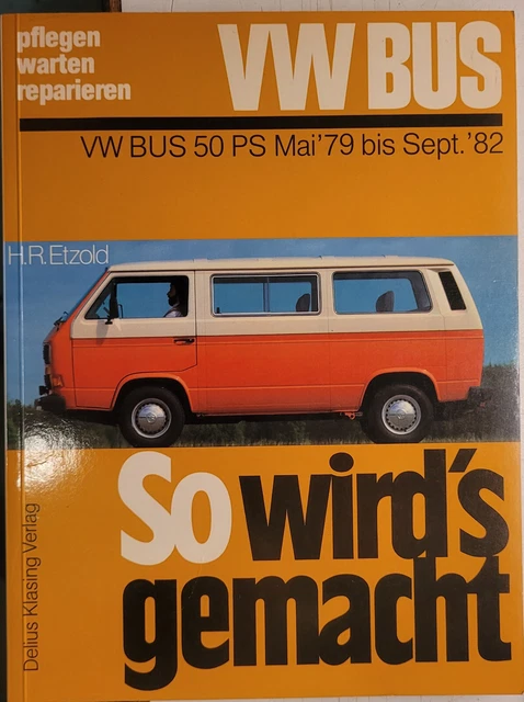 VW BUS 50 PS, 1979-1982 Reparaturanleitung So wird´s gemacht Etzold EUR ...