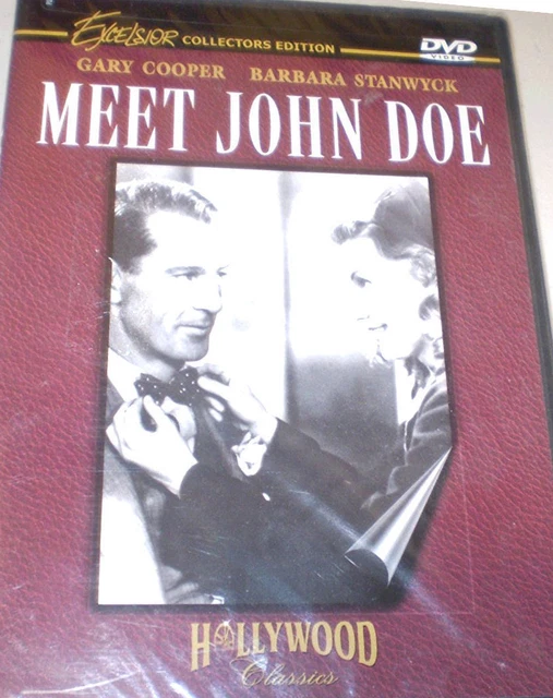 DVD MEET JOHN Doe Gary Cooper, Barbara Stanwyck JON 1941 FILM Frank ...