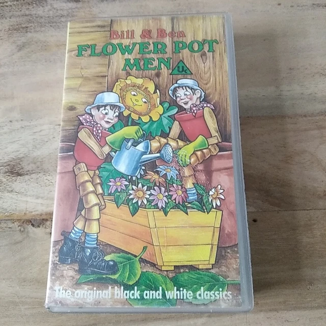 BILL & BEN Flower Pot Men Vhs Video Tape BBC 1989 showing 1953 shows £ ...