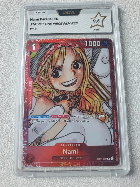 CARTE ONE PIECE PCA 9,5 Nami Parallel EN St01-007 Ultra Rare PCA 9,5 EUR 1,00 - PicClick FR