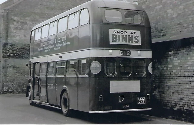 BUS PHOTO: LCK747 Ribble MS (1584). 1958 Leyland Titan PD3/4 ...
